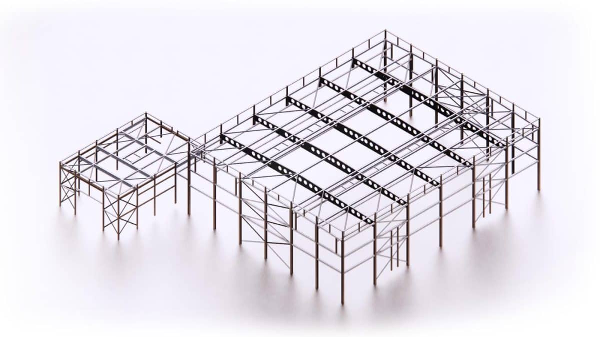 Structural steel model – Bimservice BIM engineering