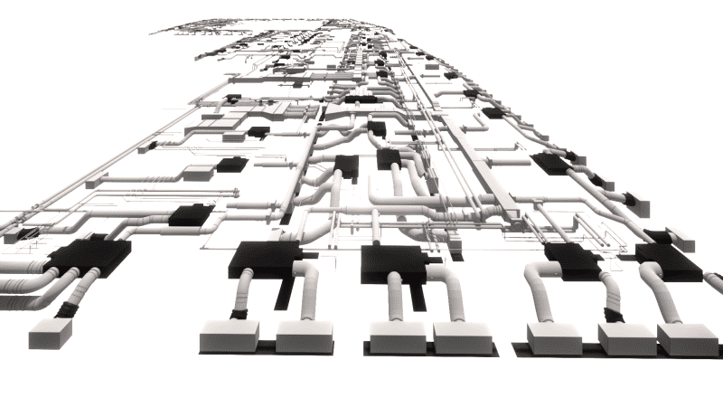 MEP for a commercial building – Bimservice BIM engineering